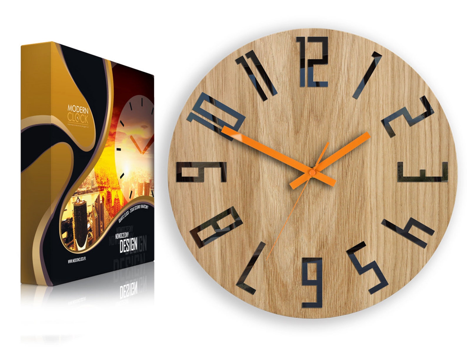 Large Wall Clock Unique Wall Clock Wall Clock Wood Clock - Etsy
