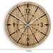 Wood Clock Avatar Pilot Clock Geometric Wall Clock - Etsy