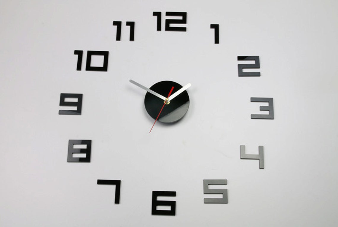 Clock Wall Clock modern wall clock children clock gift kids | Etsy