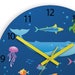 Children Wall Clock Educational Ocean Clock Wood Clock - Etsy
