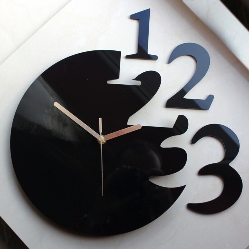 Clock With Falling Numbers - Etsy