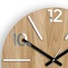 Wood Clock, Large Wall Clock, Wall Clock, Aksel White, Gift, Wall Decor ...