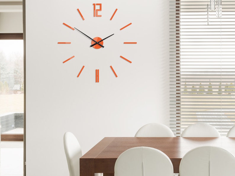 Large Wall Clock Big Wall Clock Wall Clock 29.53 75cm Carlo - Etsy