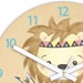 Children Wall Clock Indian Lion With Personalizen Name, Clock With ...