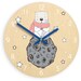 Nursery Wall Clock, Wood Clock, , Bear Clock, Illustrated Clock ...