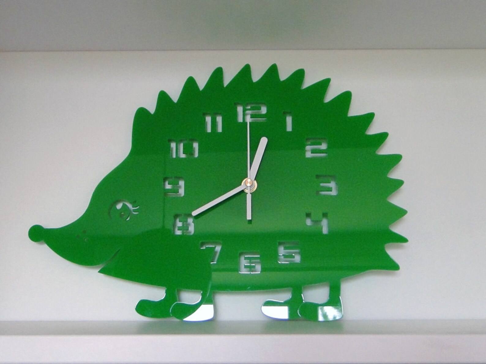 Wall Clock hedgehog children clock gift funny clock | Etsy