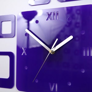 Wall Clock ROME VIOLET Modern Clock Gift Wall Decoration Wall Decor ...