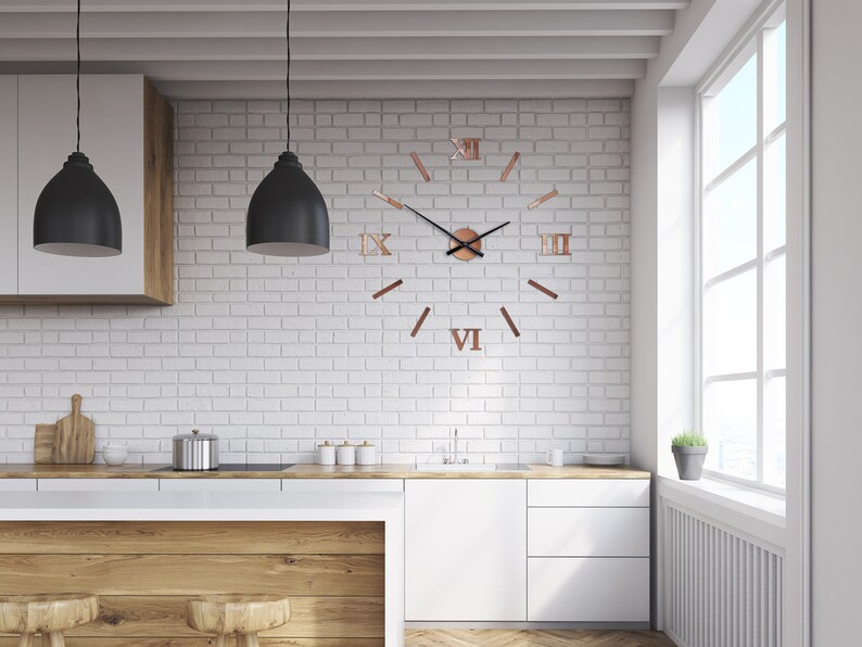 Large Wall Clock Big Wall Clock Numero 29.53 75cm | Etsy