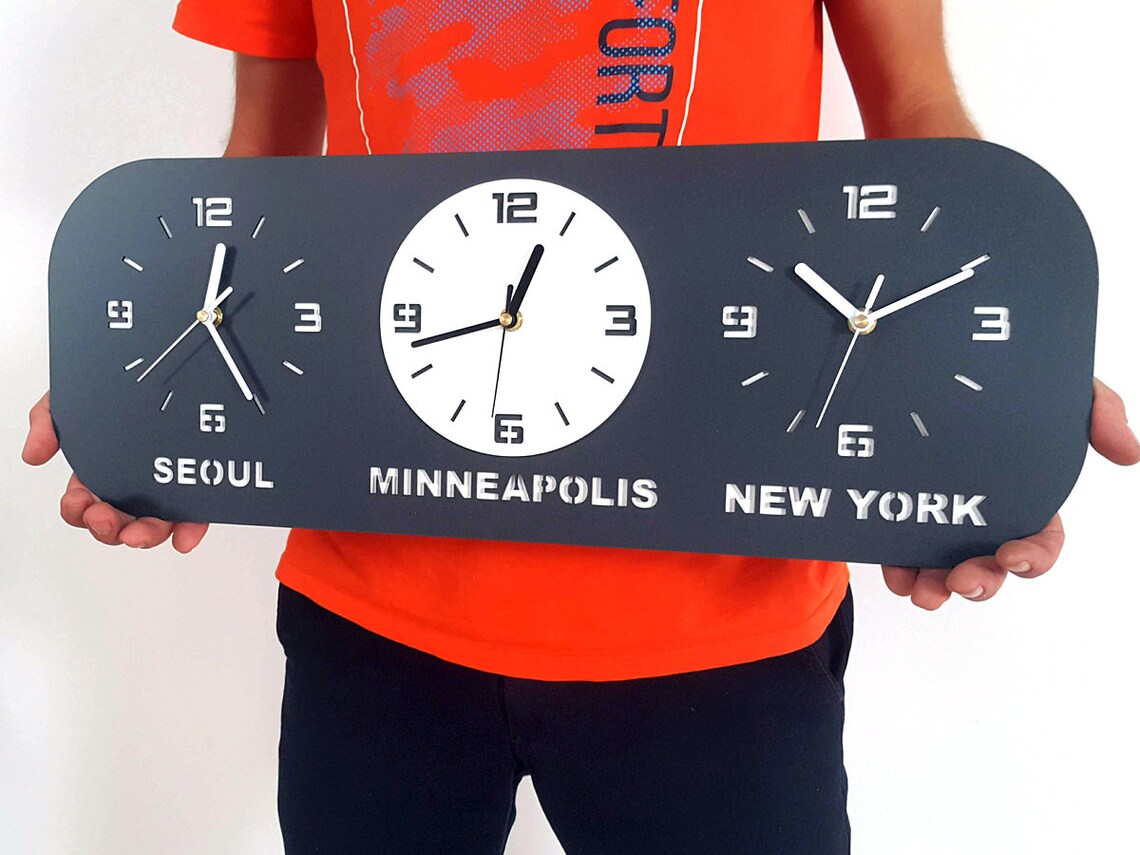 Large Wall Clock Wall Clock Personalized Wall Clock - Etsy