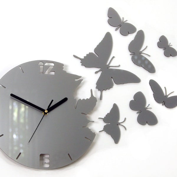Butterfly Clock - Etsy