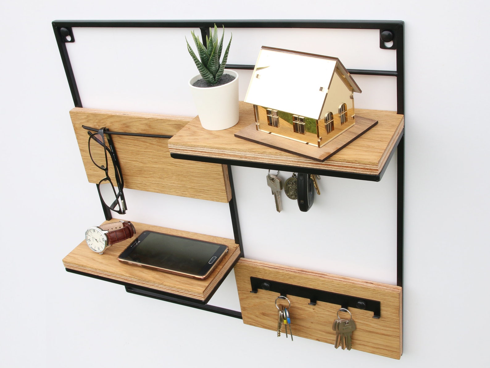 Metal Shelf Modern Decor Key Shelf Shelf for Glasses Home - Etsy