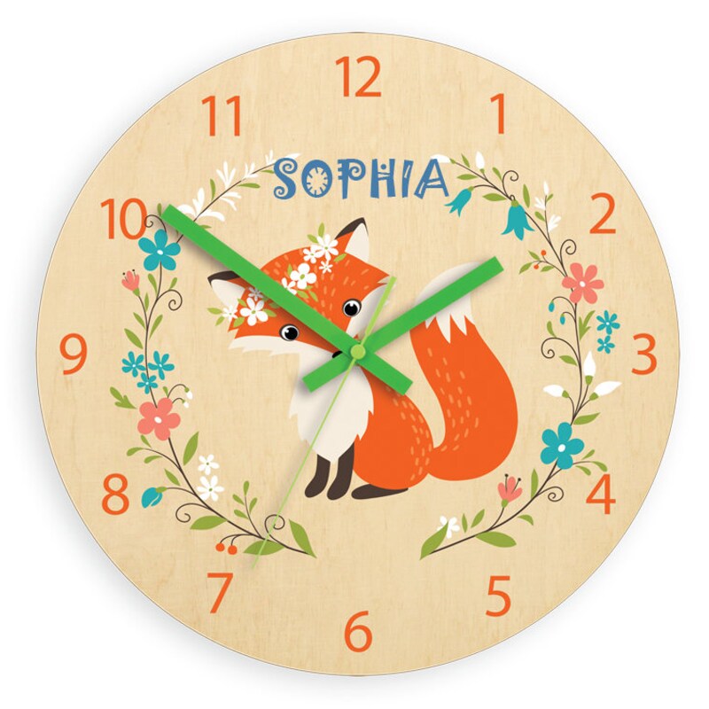 Children Wall Clock - Etsy