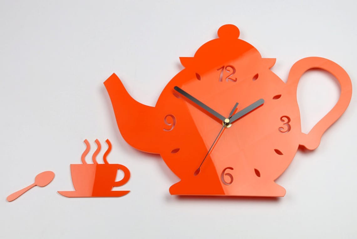 Wall Clock KITCHEN CLOCK Large Wall Clock Gift Wall Decor - Etsy