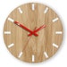Wall Clock Simple White With Red Clock Hands Modernclock - Etsy