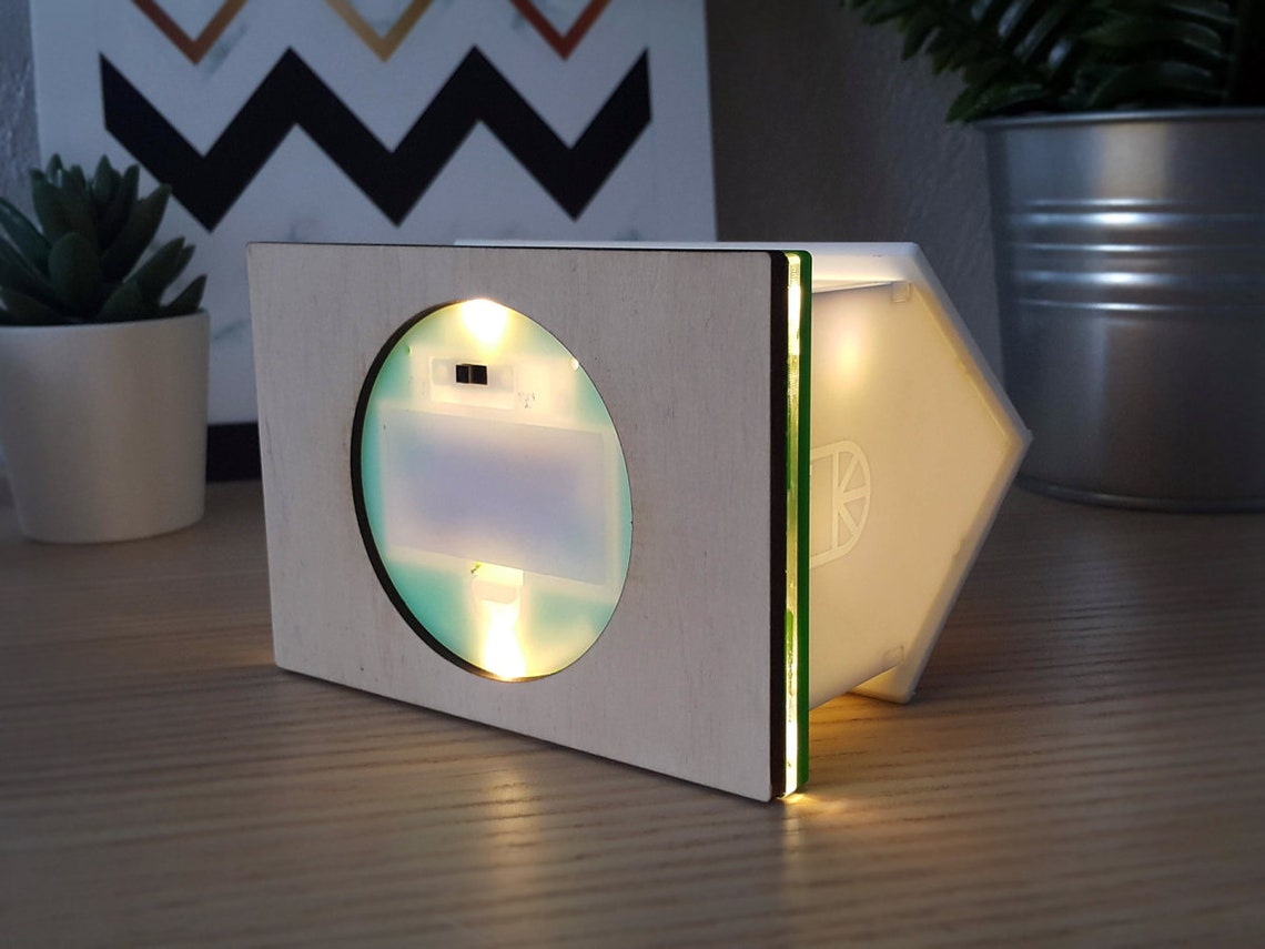 Lighted Acrylic House Minimal Structure in Matte White | Etsy