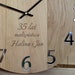 Large Wall Clock With Mirror Numbers With Personalization : on the ...