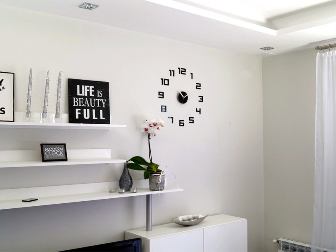 Clock Wall Clock modern wall clock children clock gift kids | Etsy