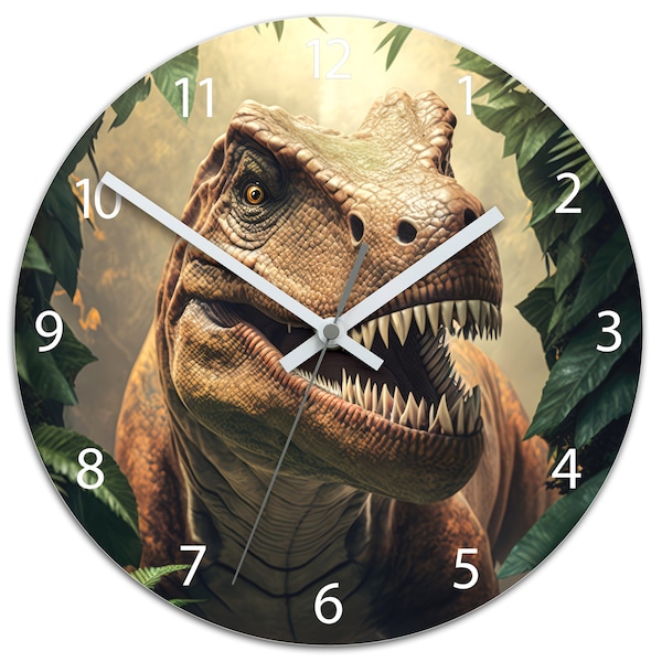 Dinosaur Wall Clock - Etsy