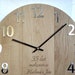 Large Wall Clock With Mirror Numbers With Personalization : on the ...