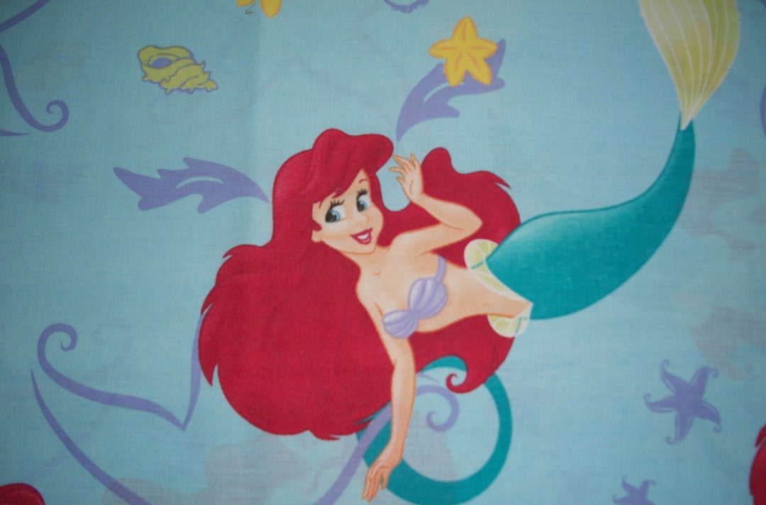 The Little Mermaid/ariel/twin Bed Sheet/disney - Etsy