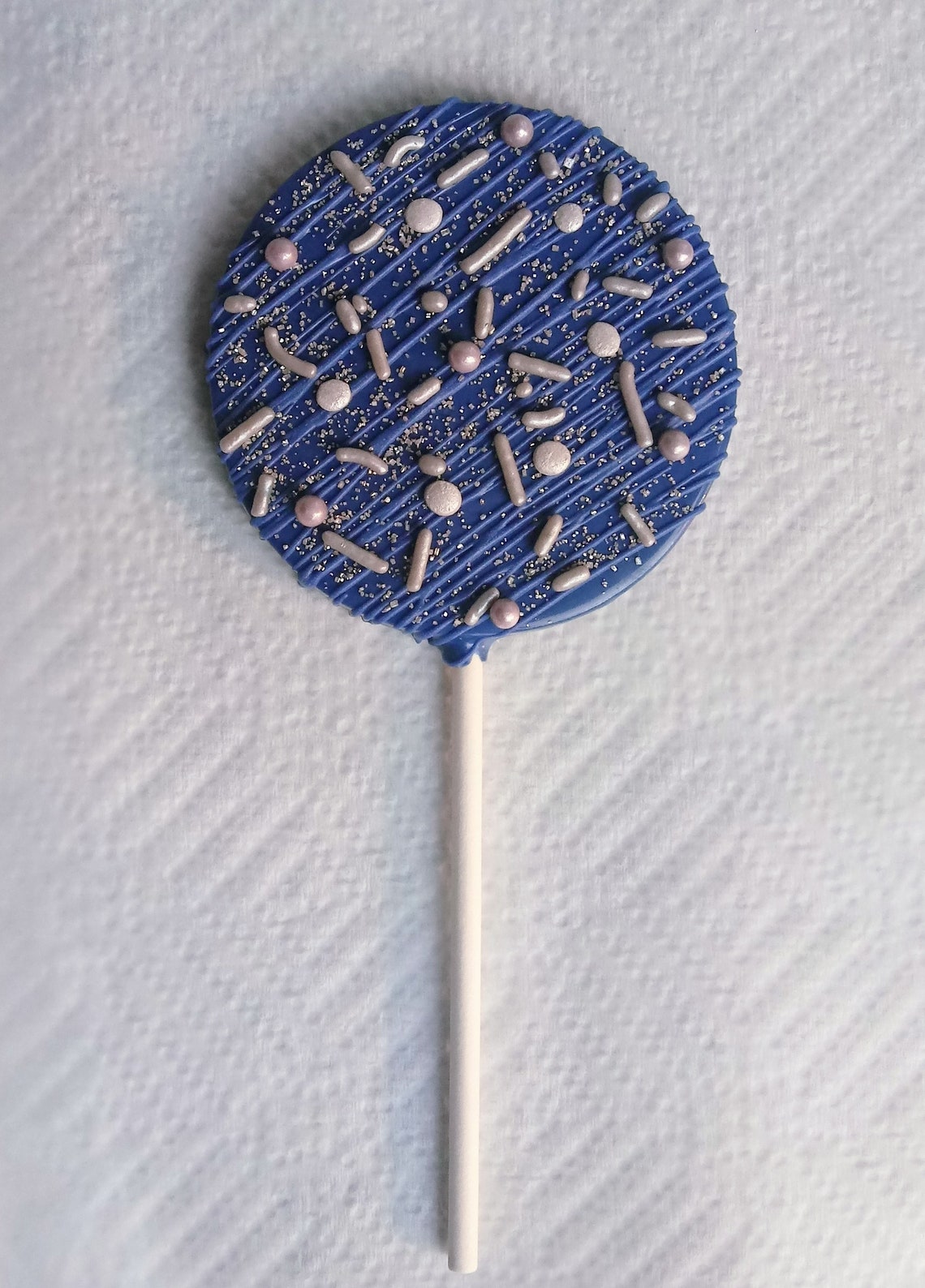 Royal Blue and Silver Chocolate Party Pack Cookies - Etsy