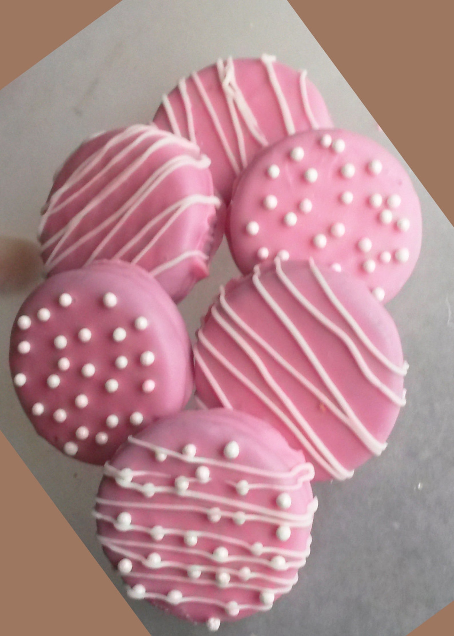 12 Pretty Pink Chocolate Covered Oreos Baby Girl Shower - Etsy