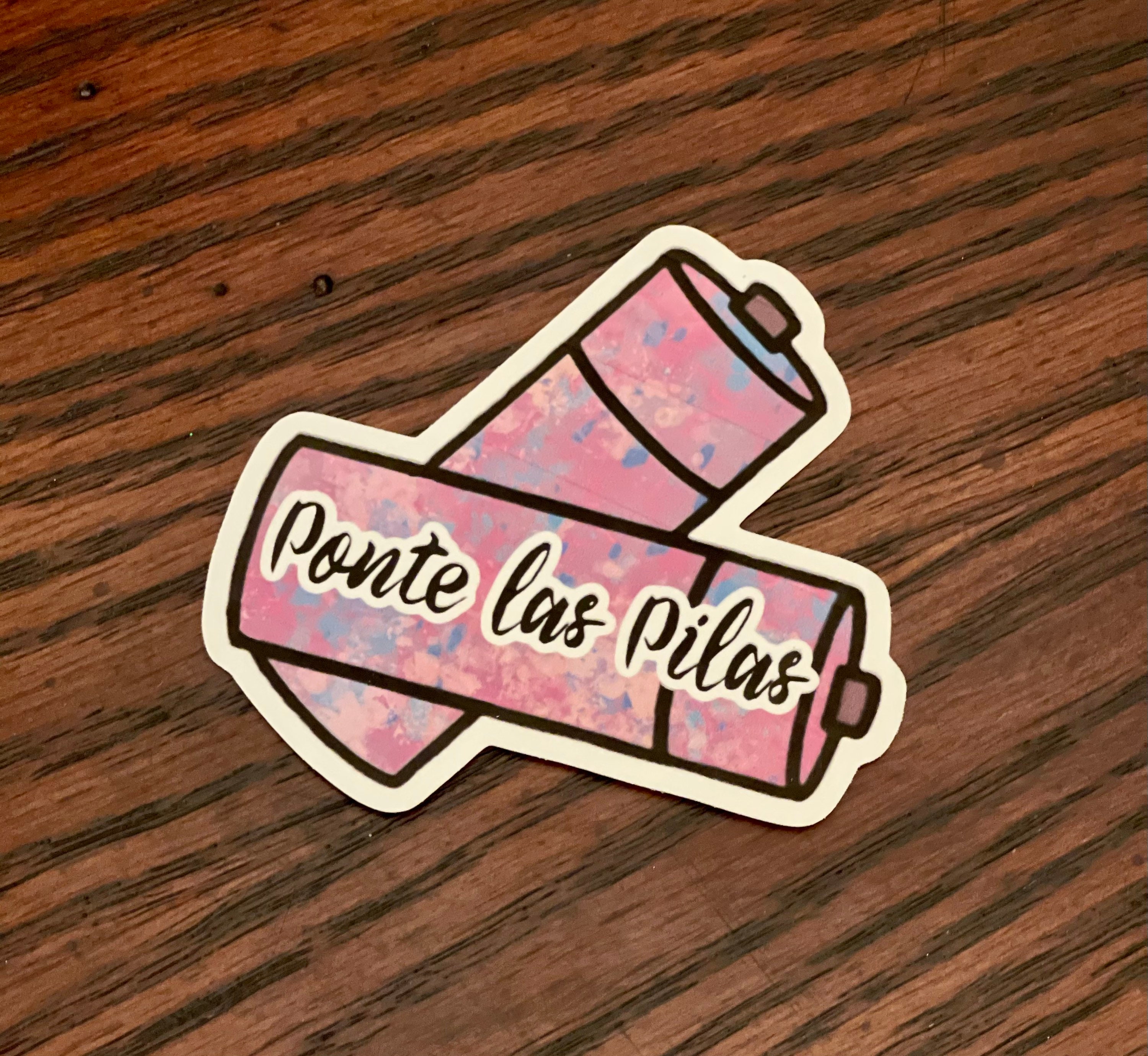Ponte las pilas sticker | Etsy