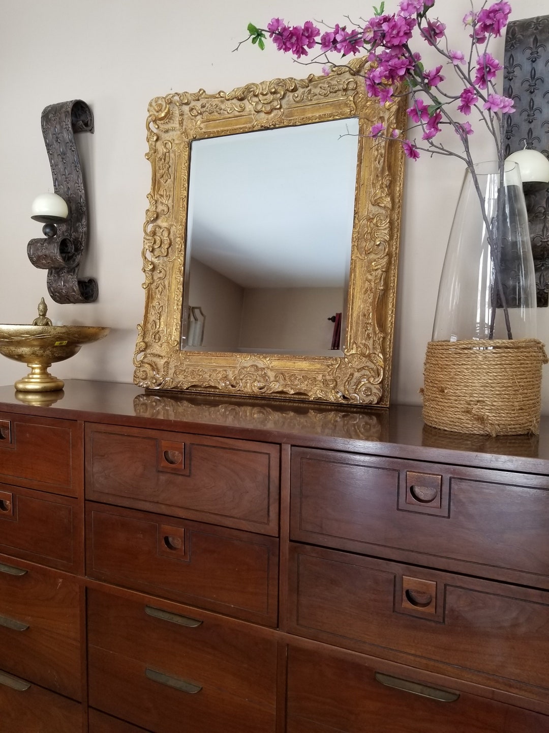 Vintage Mirror by Labarge, Mirror, Home Decor, Wall Decor, Wedding ...