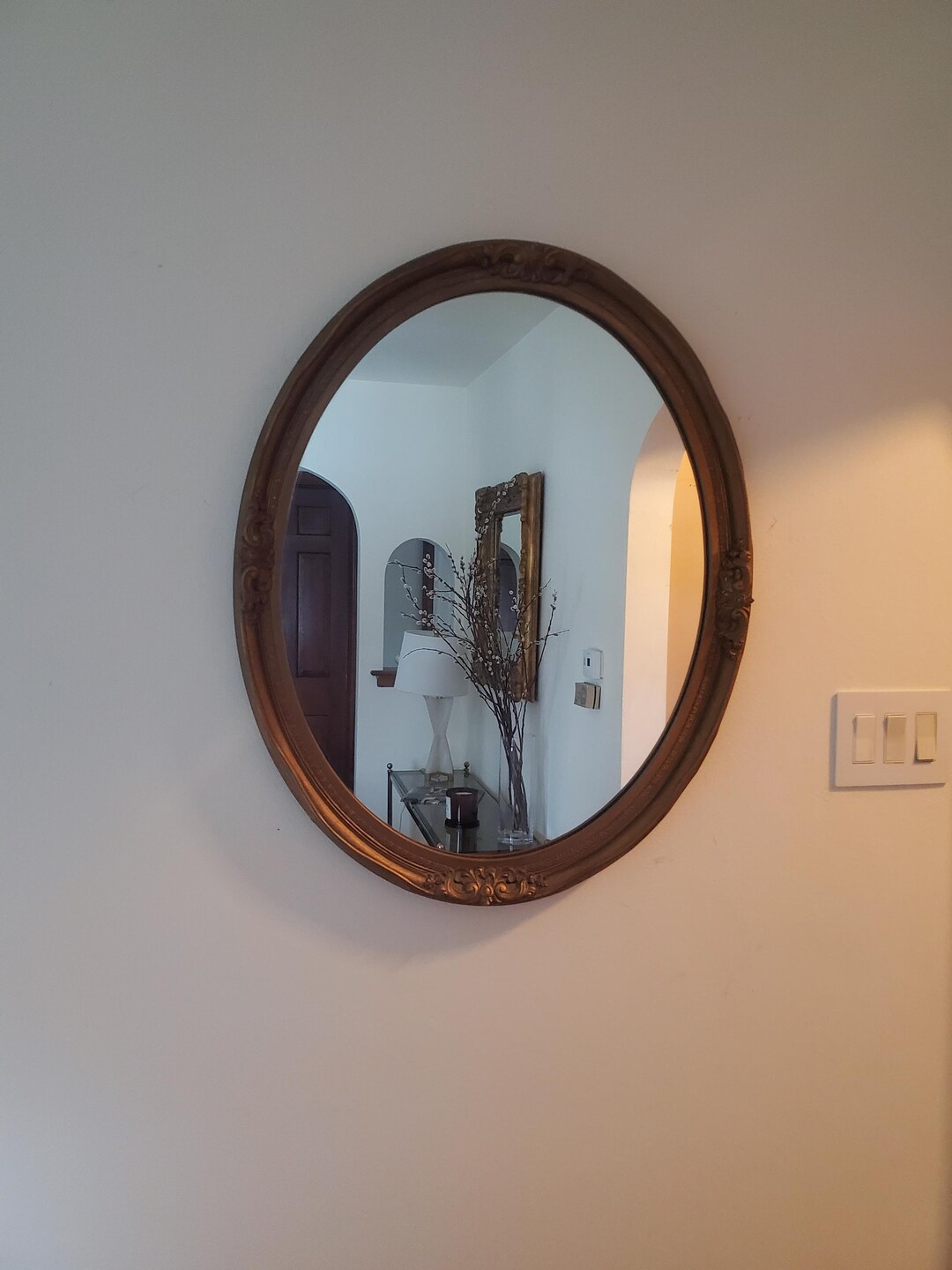 Vintage Gold Mirror, Gold Frame Mirror, Vintage, Antique, Wedding, Shop ...