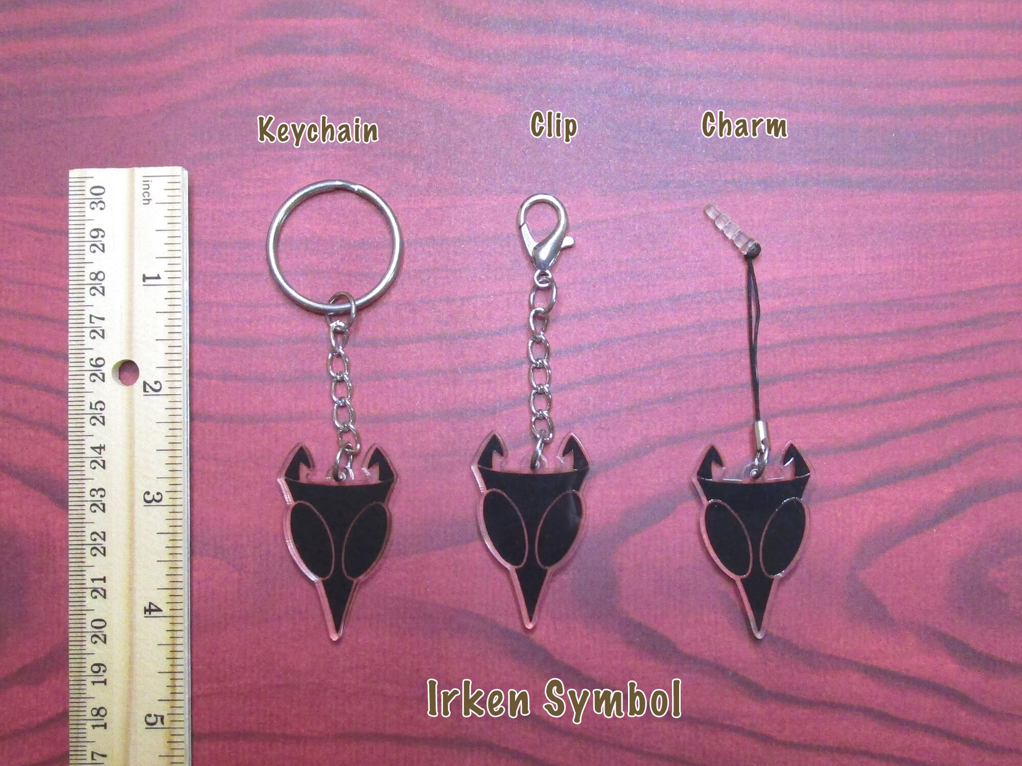 Invader ZIM Symbol Clear Acrylic Keychain Clip or Phone - Etsy