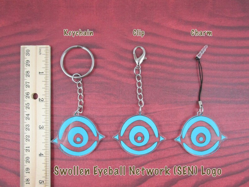 Invader ZIM Symbol Clear Acrylic Keychain Clip or Phone - Etsy