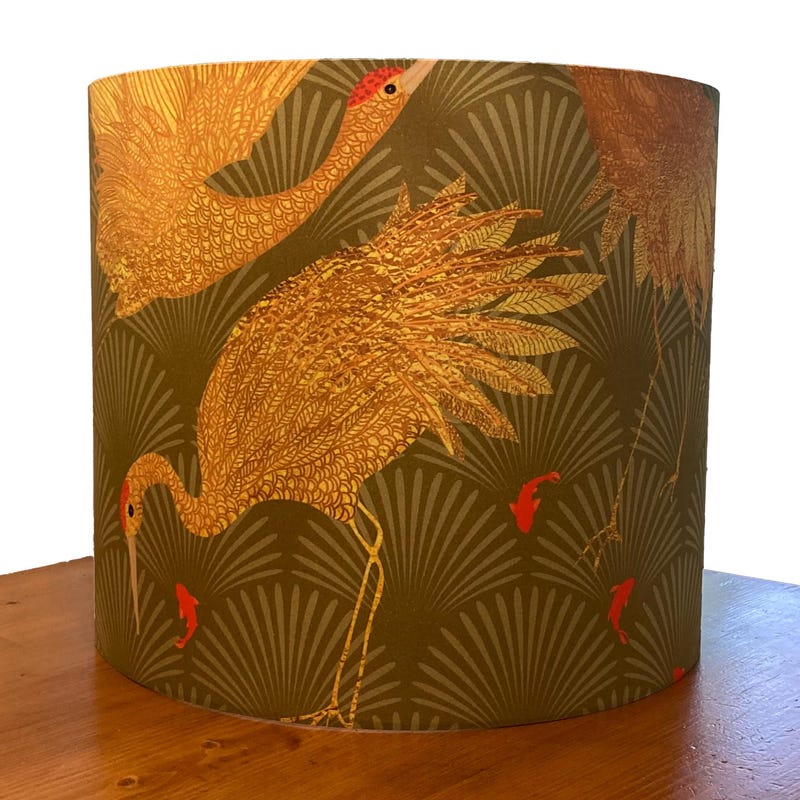 Table Lamp With Bamboo Lampshade - Etsy