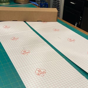 Styrene for Lampshades, 46 Inches Wide and 9, 12 and 18" Heights. Drum ...