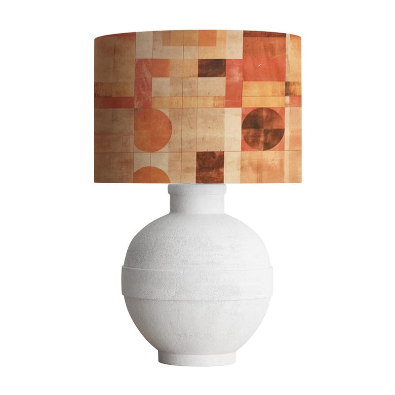 Brown Retro Lampshade - Etsy