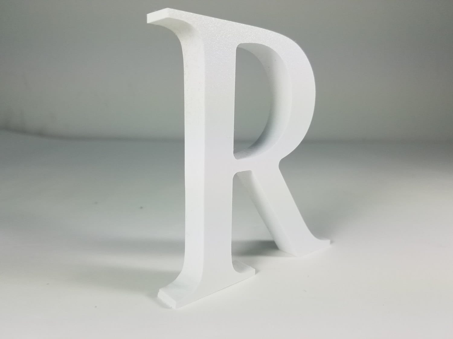 1/2" Thick White PVC Letters - Etsy