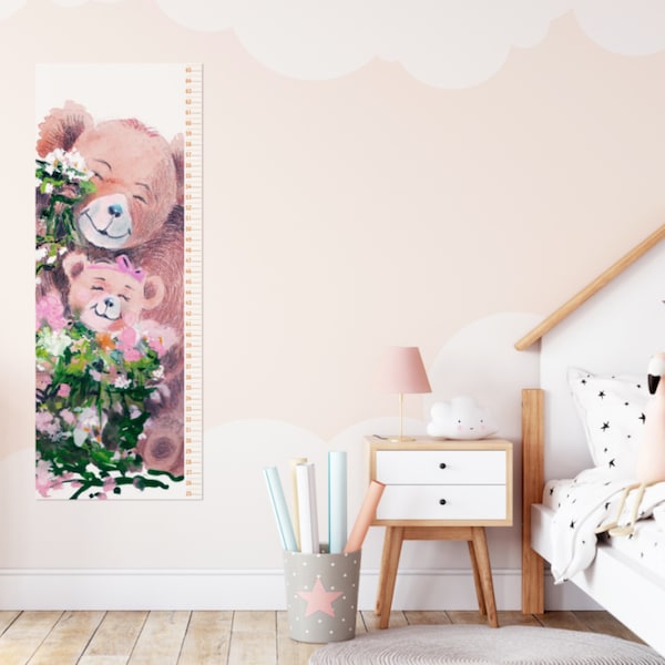 Teddy Bear Growth Chart - Etsy