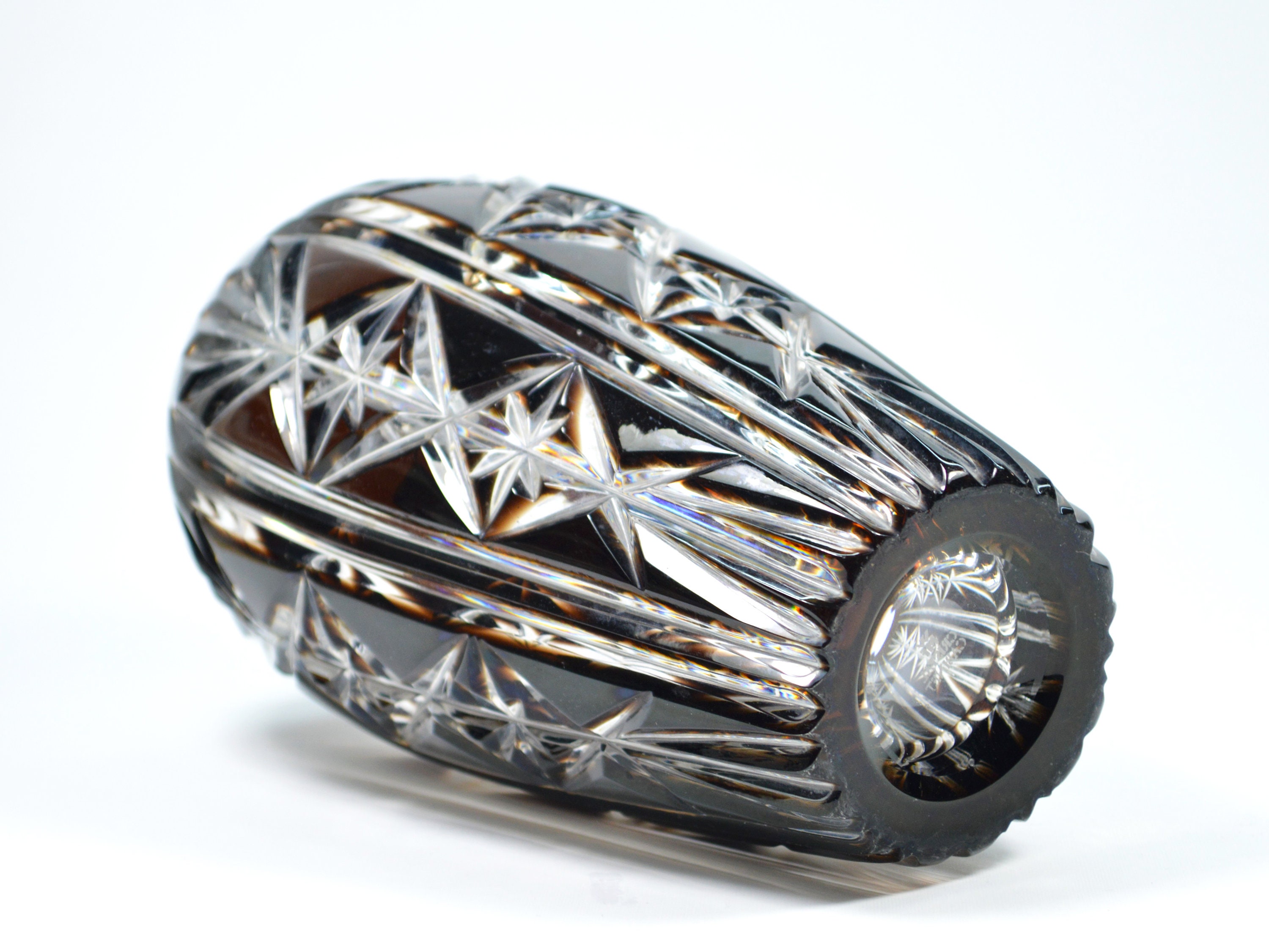 WMF Cristal Cabinet Vase, Very Heavy Lead Crystal German Vase, Hand ...