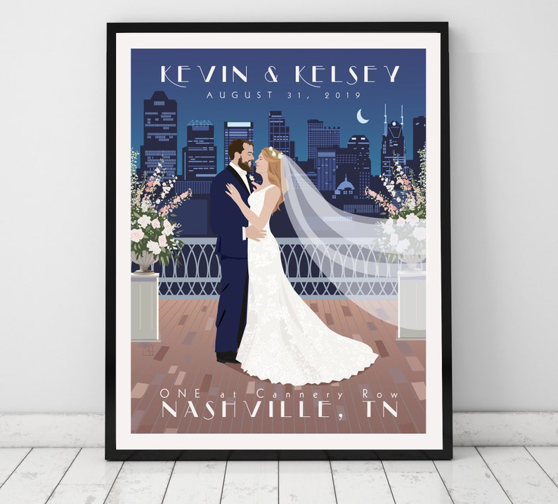 Personalized City Wedding Poster wedding gift Guest Book | Etsy