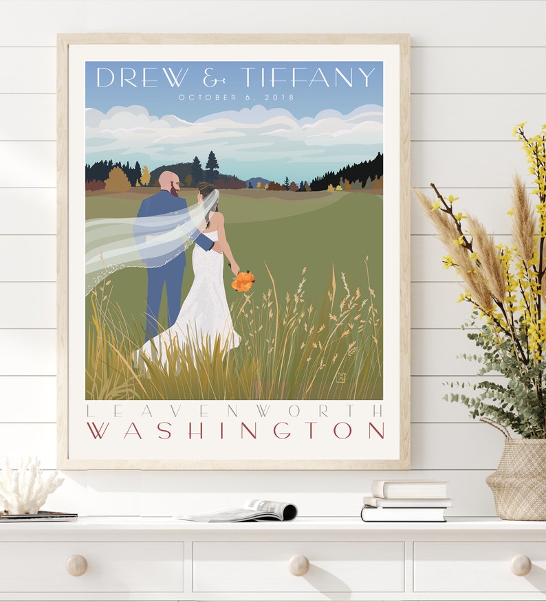 Personalized Farm Wedding Poster Rustic Wedding Wedding - Etsy