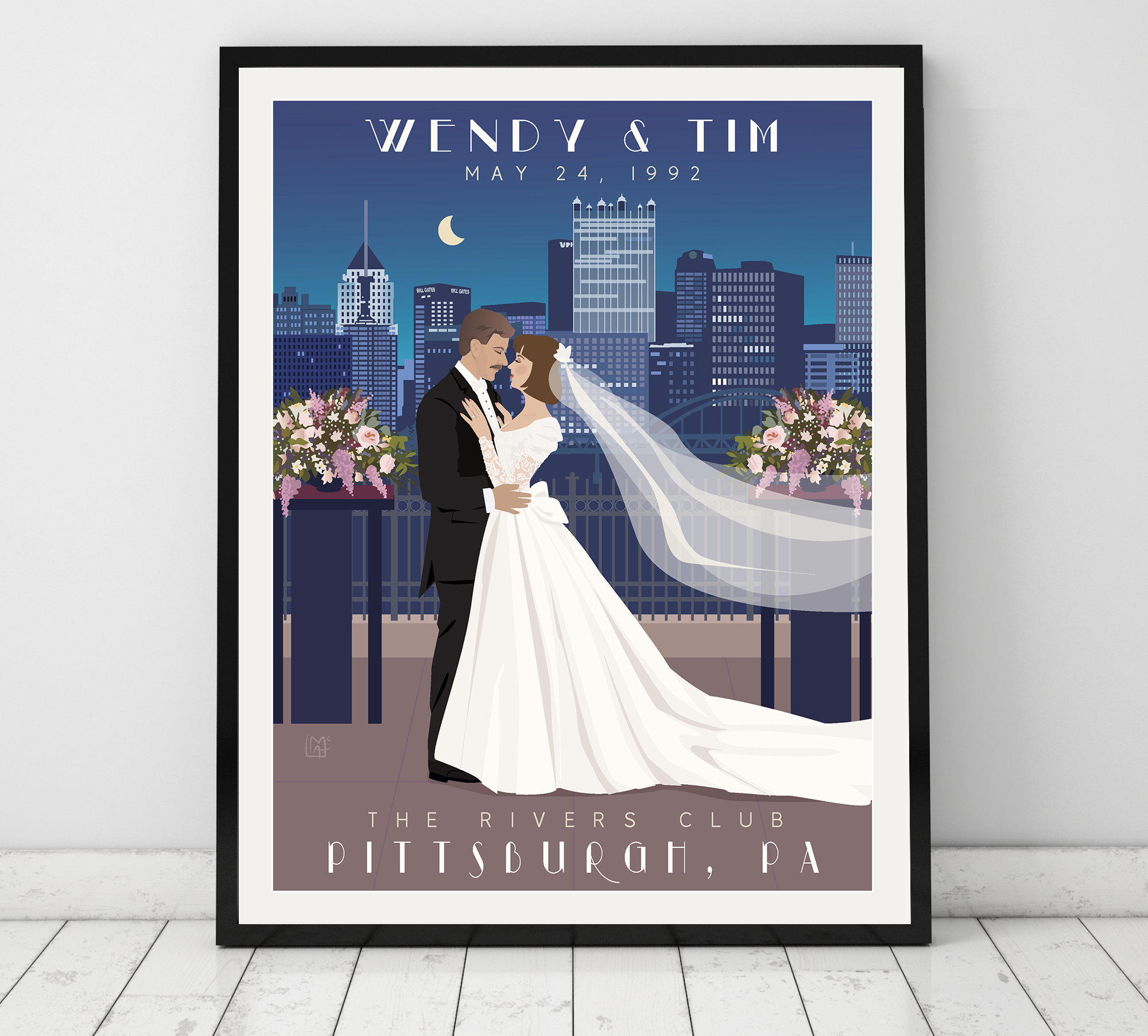 Personalized City Wedding Poster wedding gift Guest Book | Etsy