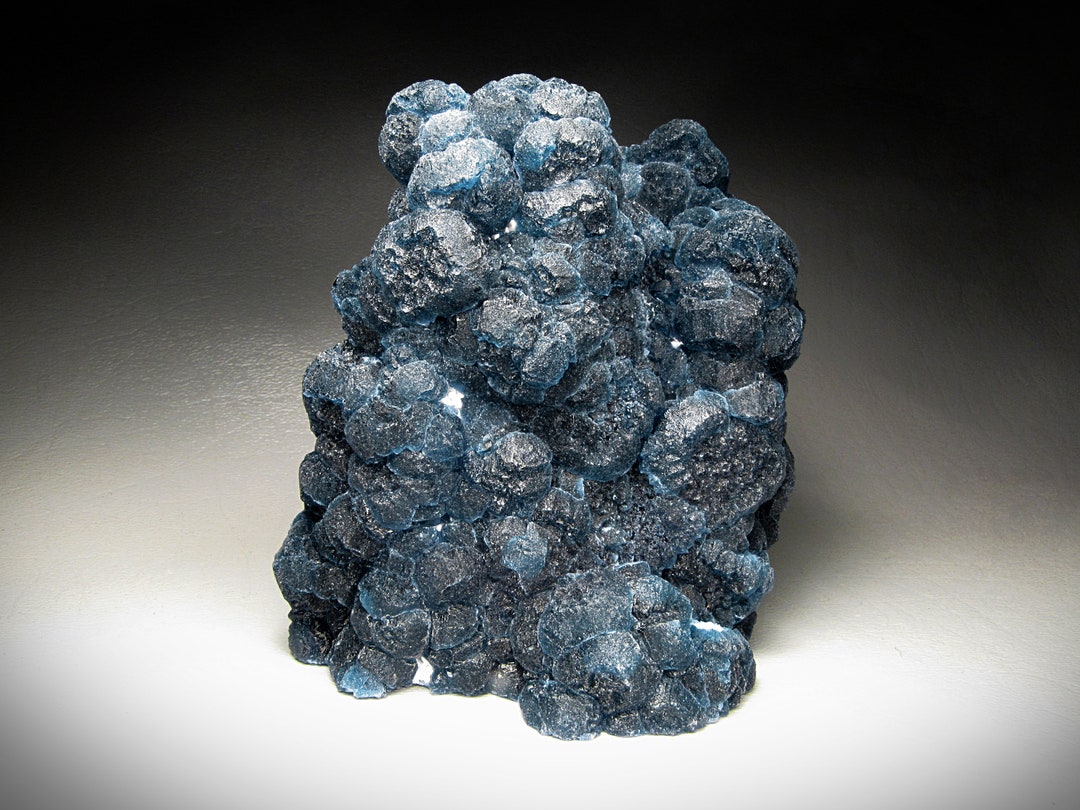 Blue Fluorite on Quartz Crystals, Inner Mongolia, China - Etsy