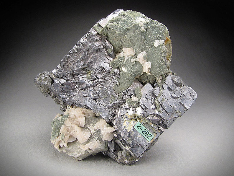 Galena Crystals on Matrix, Treece, Kansas - Etsy