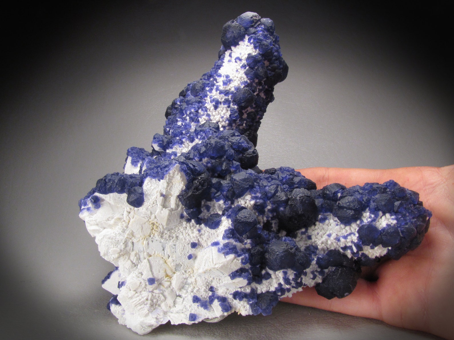 Blue Fluorite on Quartz Crystals, Inner Mongolia, China - Etsy