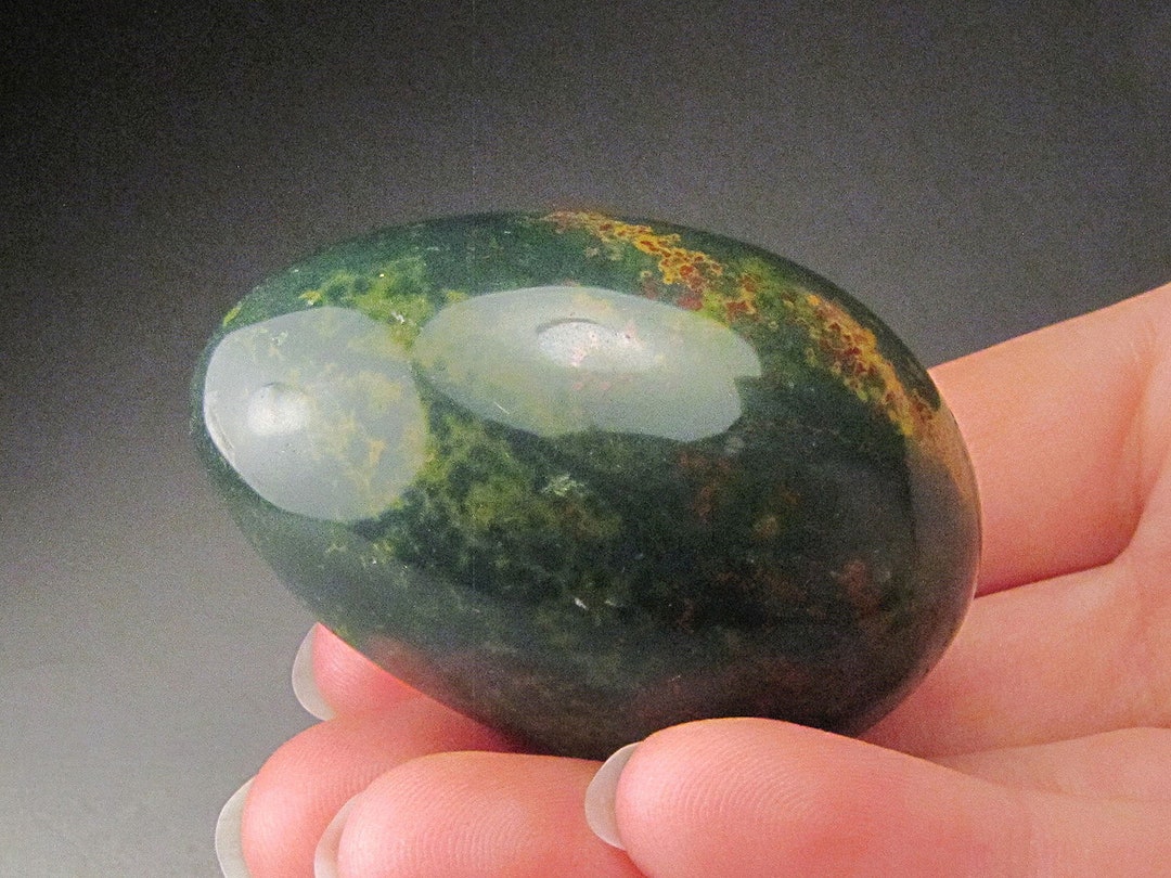 Bloodstone Egg, India - Etsy