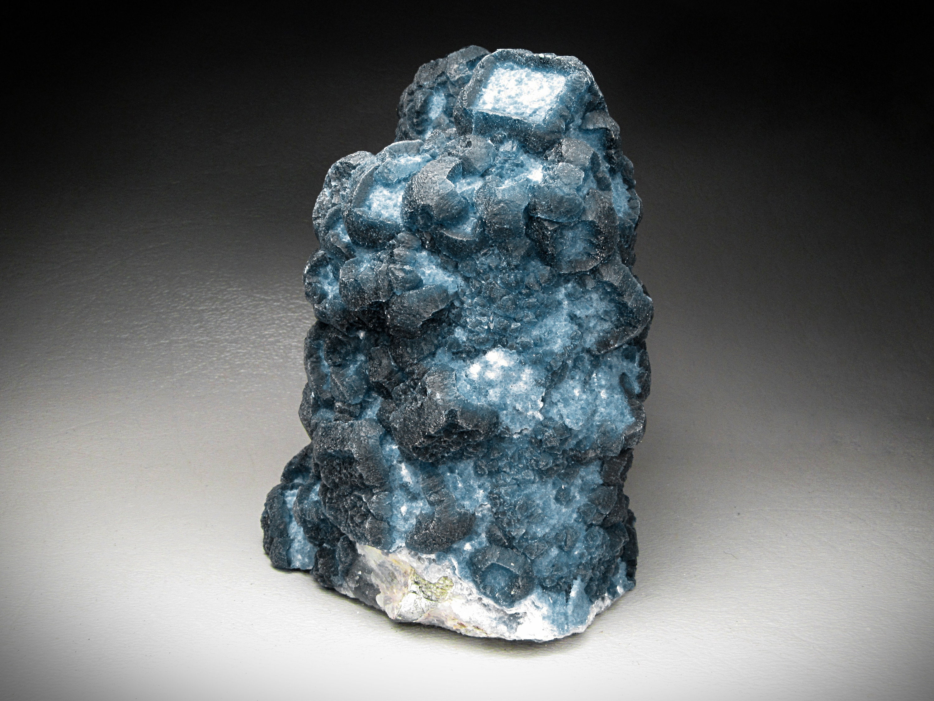 Blue Fluorite on Quartz Crystals, Inner Mongolia, China - Etsy