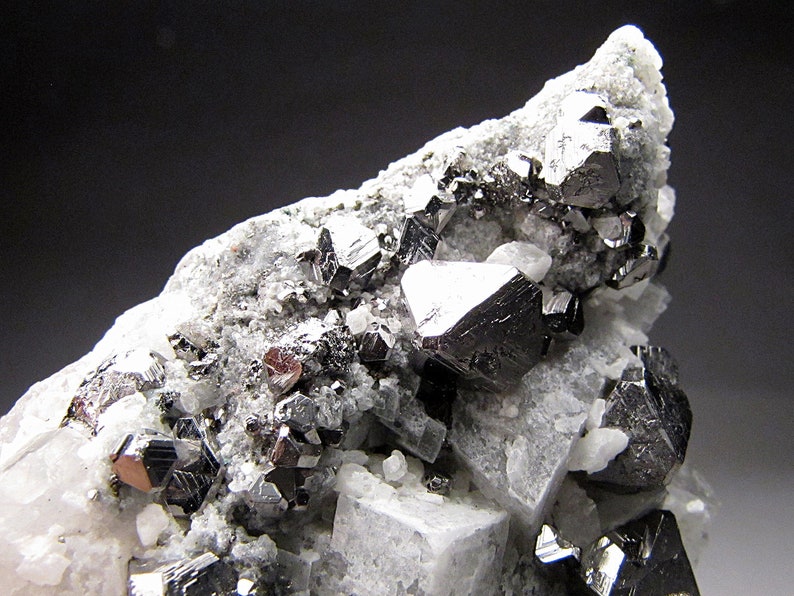 Carrollite on Calcite Kamoya South Mine Congo - Etsy