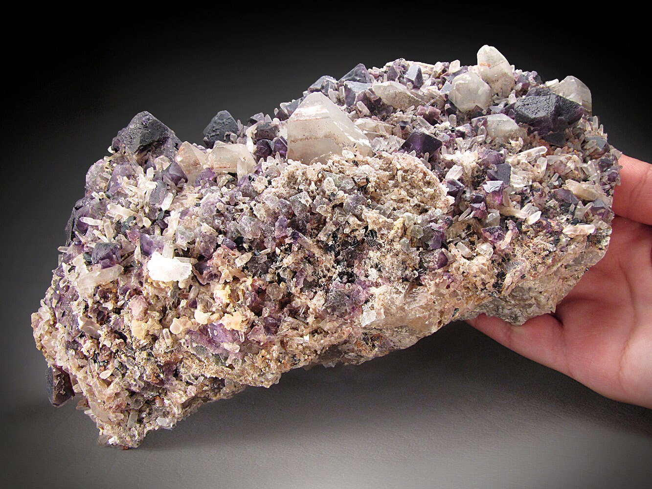 Fluorite on Quartz Crystals, Santa Teresa Mountains, Arizona - Etsy