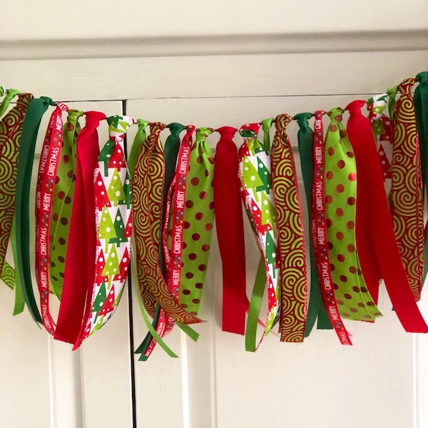 Ribbon Garland - Etsy