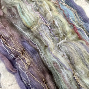 ART BATT, Free People, Sage, Lavender,purple Blue Gold Merino Silk ...