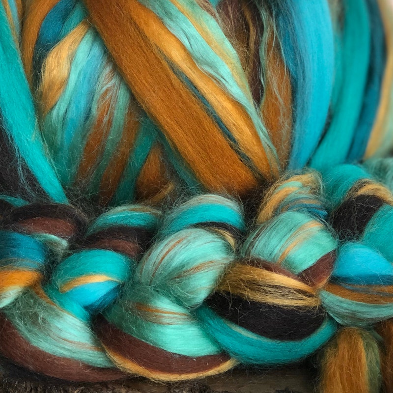 Hand Dyed Roving - Etsy